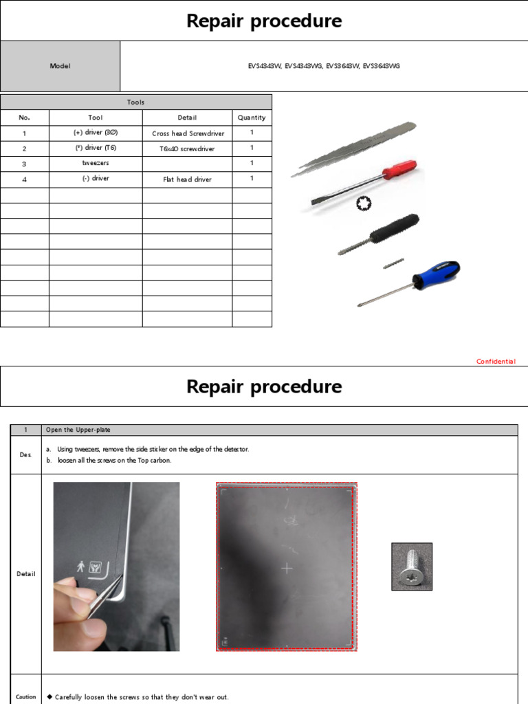 EVS Model System Board Repair Guide | PDF | Electrical Connector ...