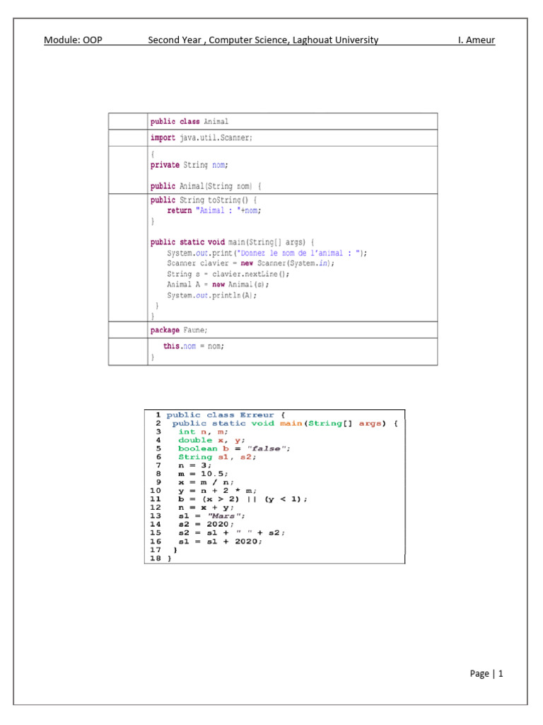 Lab1_Java Syntax Exercises-1 | PDF | Computer Program | Programming