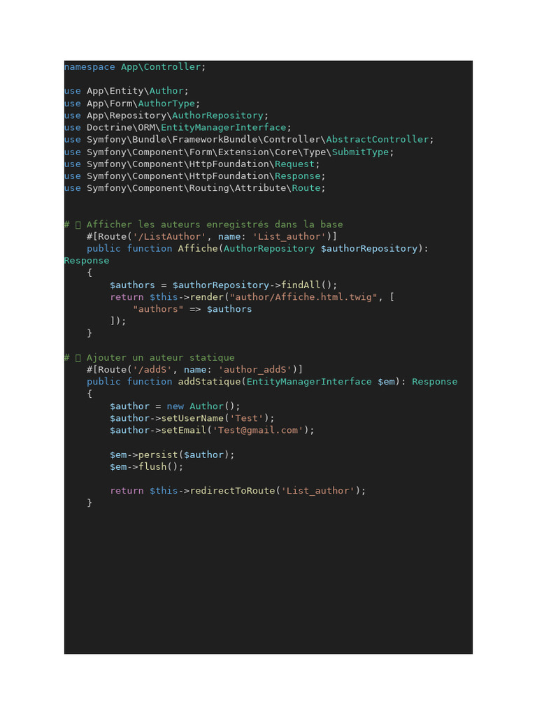 Symfony Cheatsheet | PDF | Computing | Software