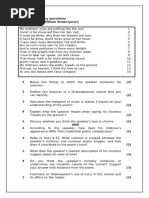 Sonnet 130: Analysis and Questions | PDF | Poetry | Sonnets