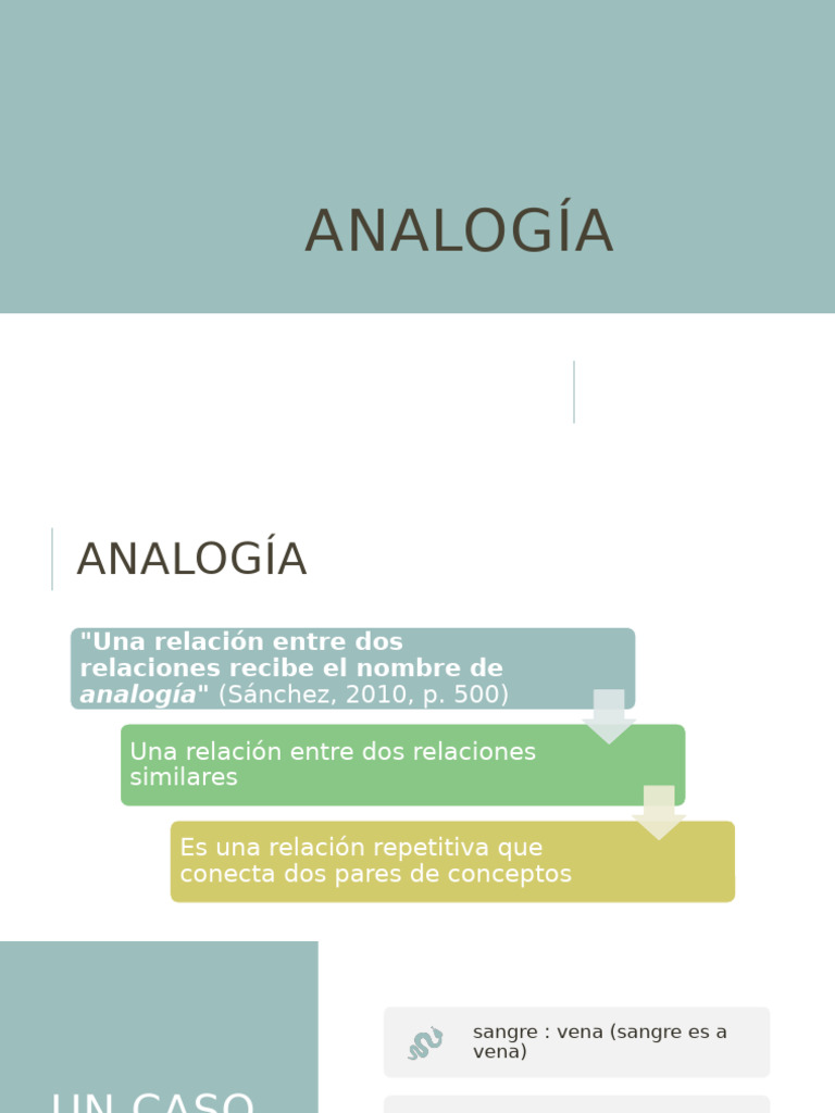 Comprendiendo la Analogía en Lenguaje | PDF