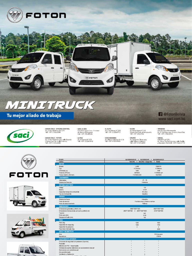 Min Trucks Foton | PDF