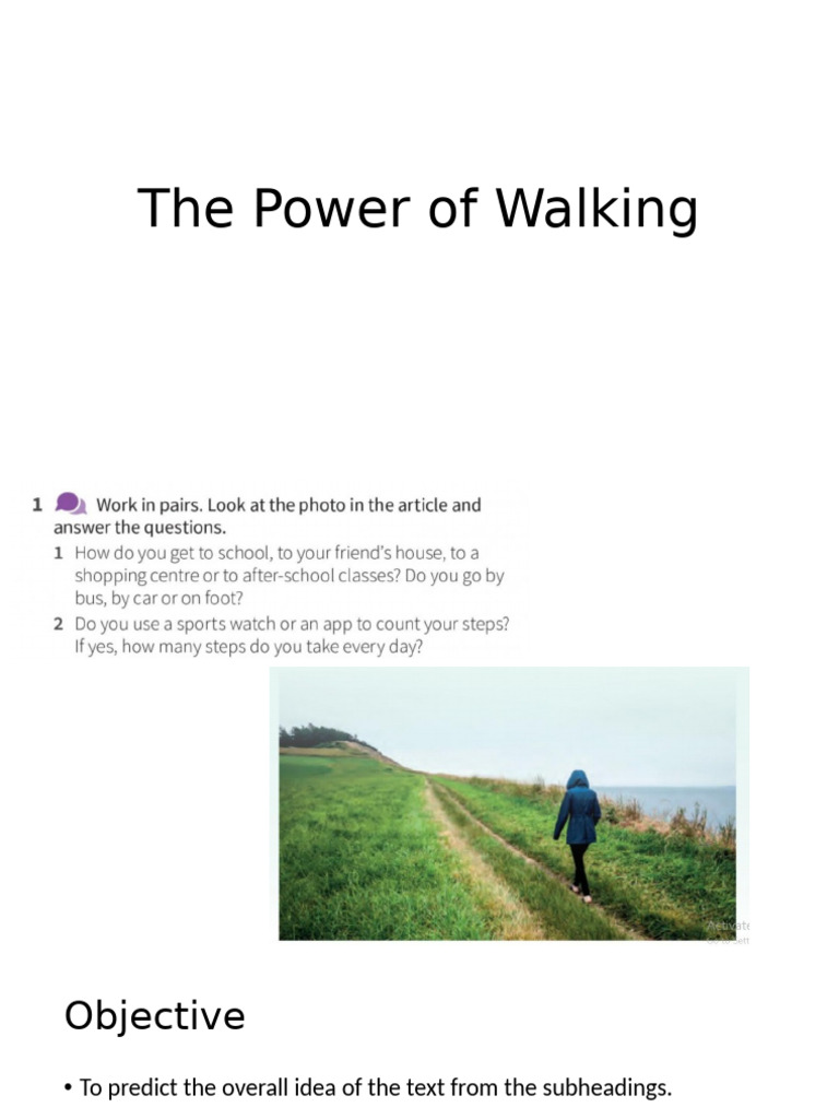 The Power of Walking | PDF