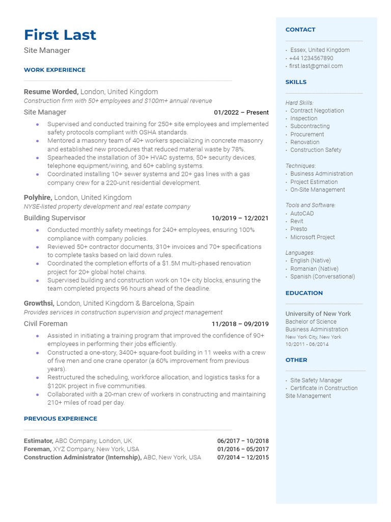 Site-Manager - Template 18 | PDF | Business