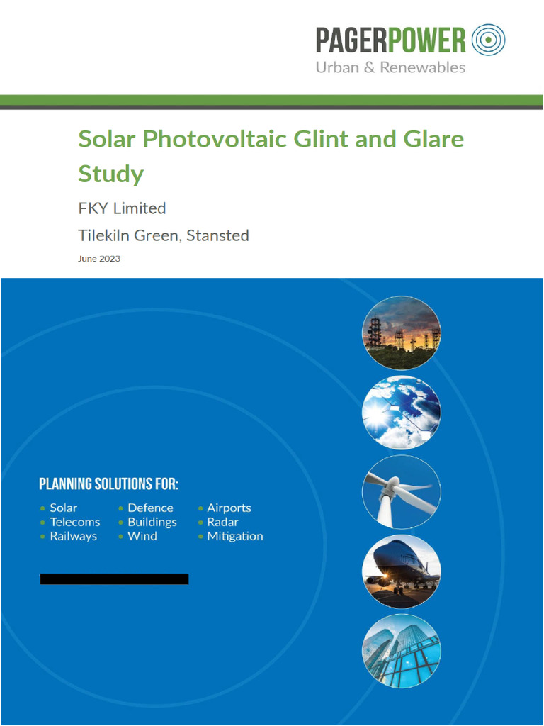 Solar Glint and Glare Impact Assessment | PDF | Lighting | Reflection ...