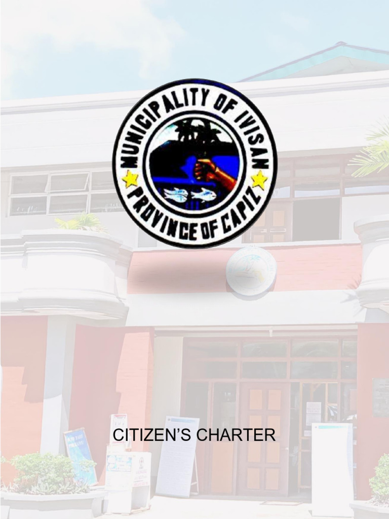 Ivisan Citizen's Charter 2022 Guide | PDF | Receipt | Taxes