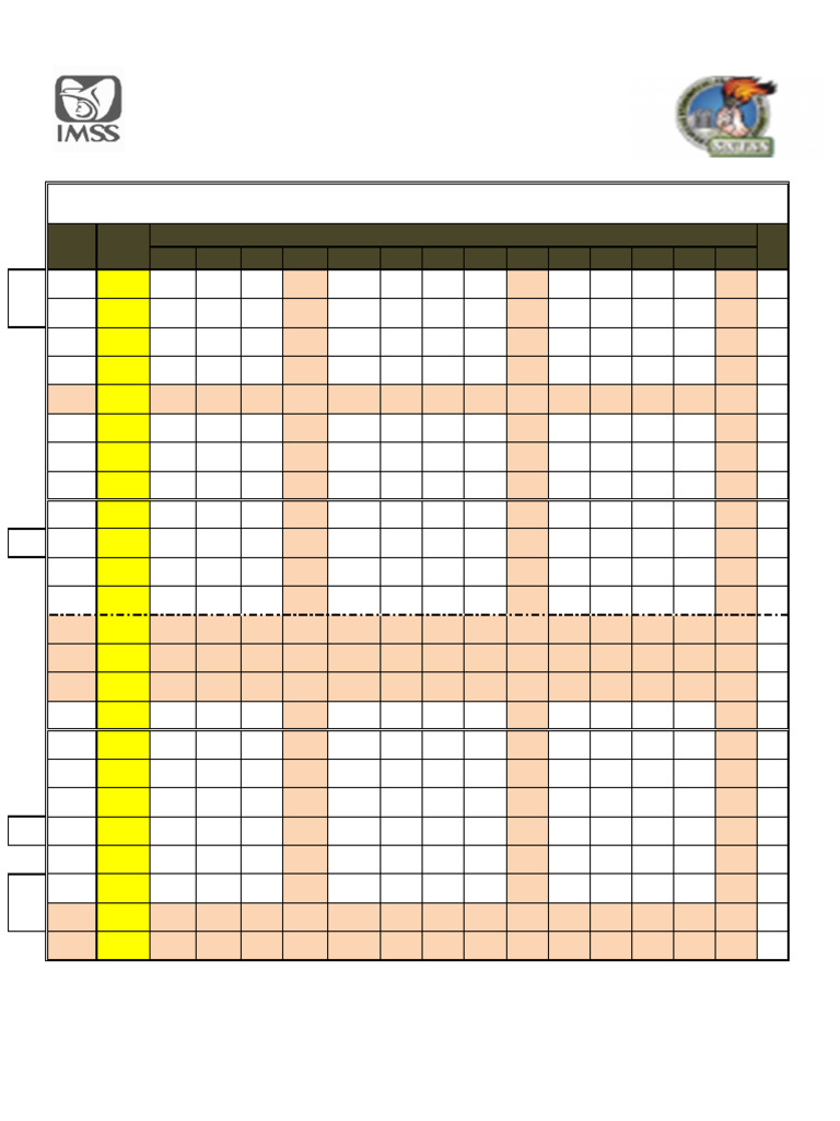 Tabla de Roles Vacacionales para Otorgamiento Año 2026 | PDF