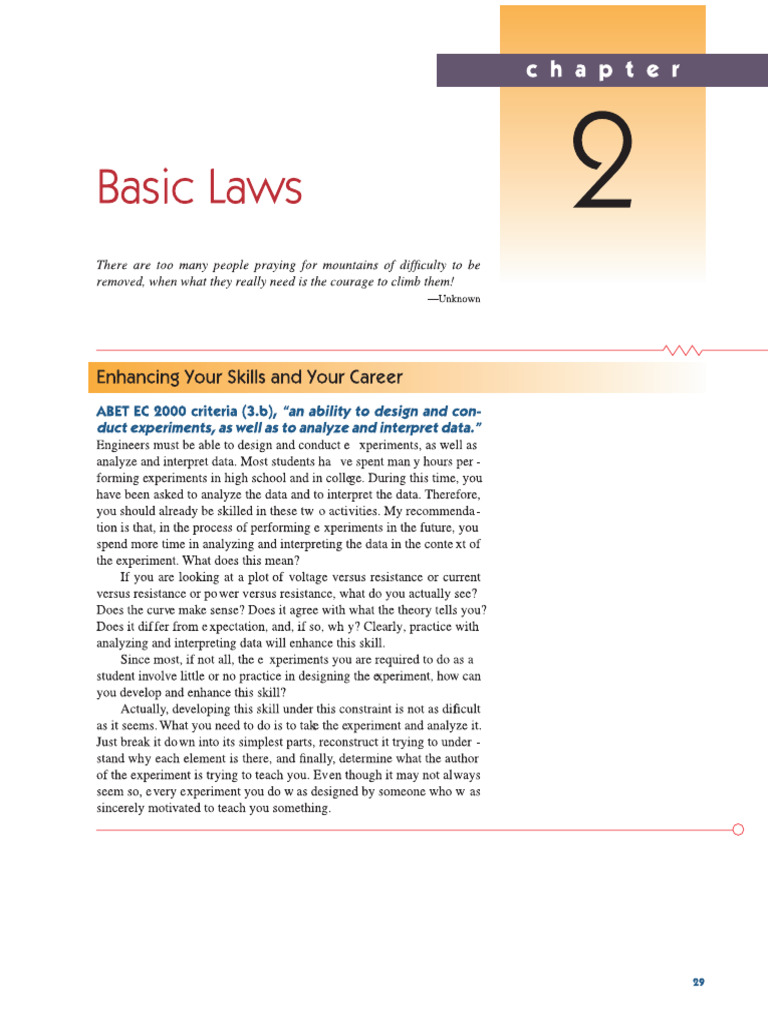 Lesson 2 Basic Laws | PDF