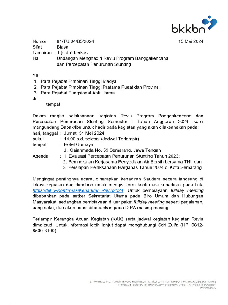 Undangan resmi | PDF