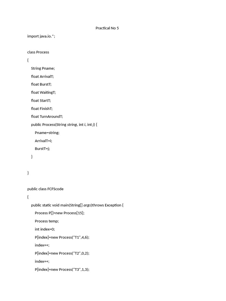 Practical No 5 LP | PDF | Computer Programming