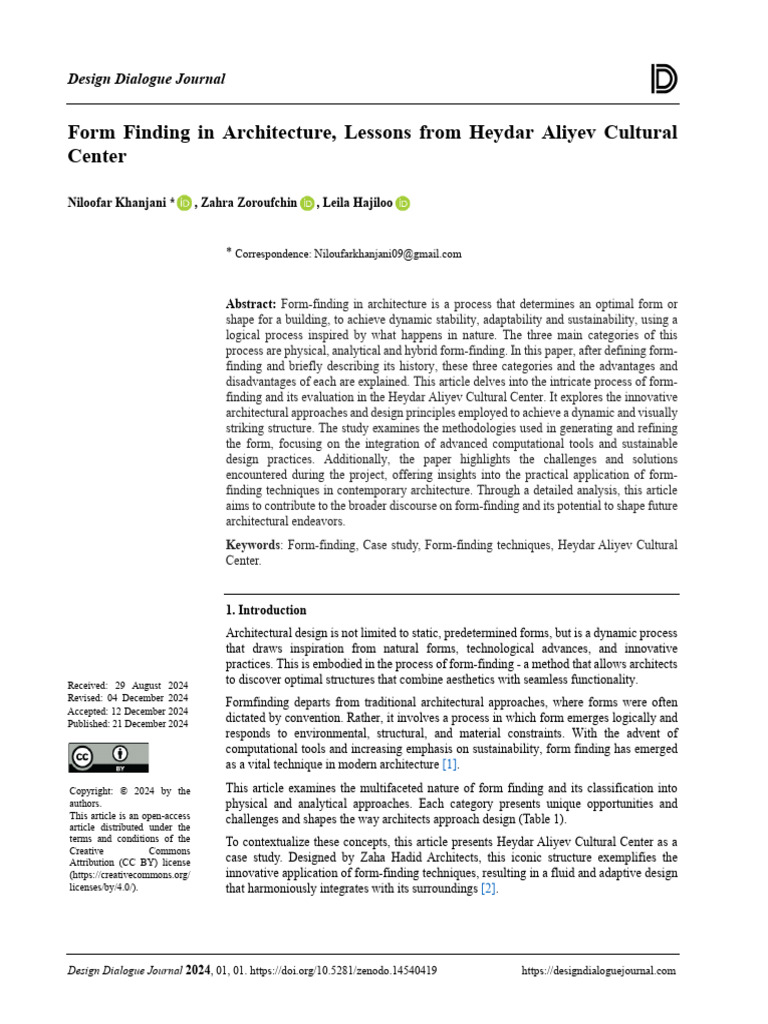 Form-Finding Techniques in Architecture | PDF | Landscape | Topography