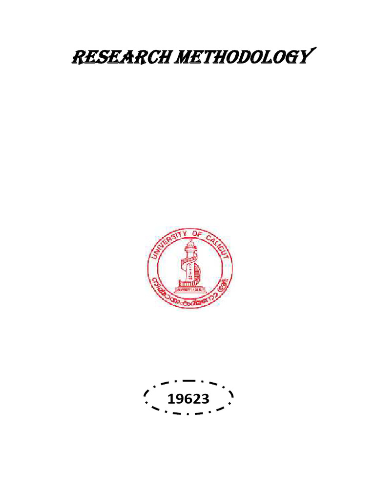 SLM- B Com, BBA-Research Methodology_0 | PDF | Sampling (Statistics) | Methodology