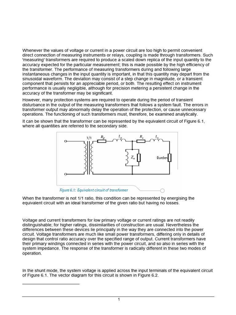CT&VT | PDF | Transformer | Capacitor