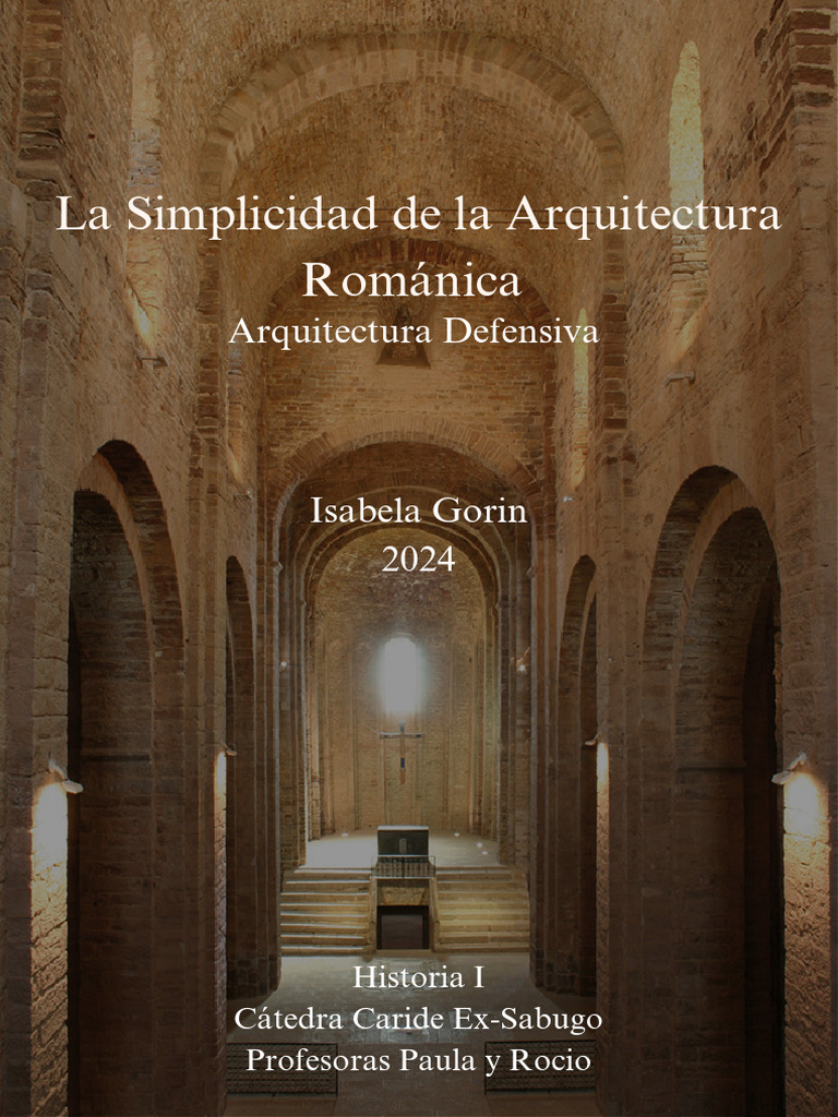 Simplicidad en la Arquitectura Románica | PDF | Bóveda (Arquitectura ...