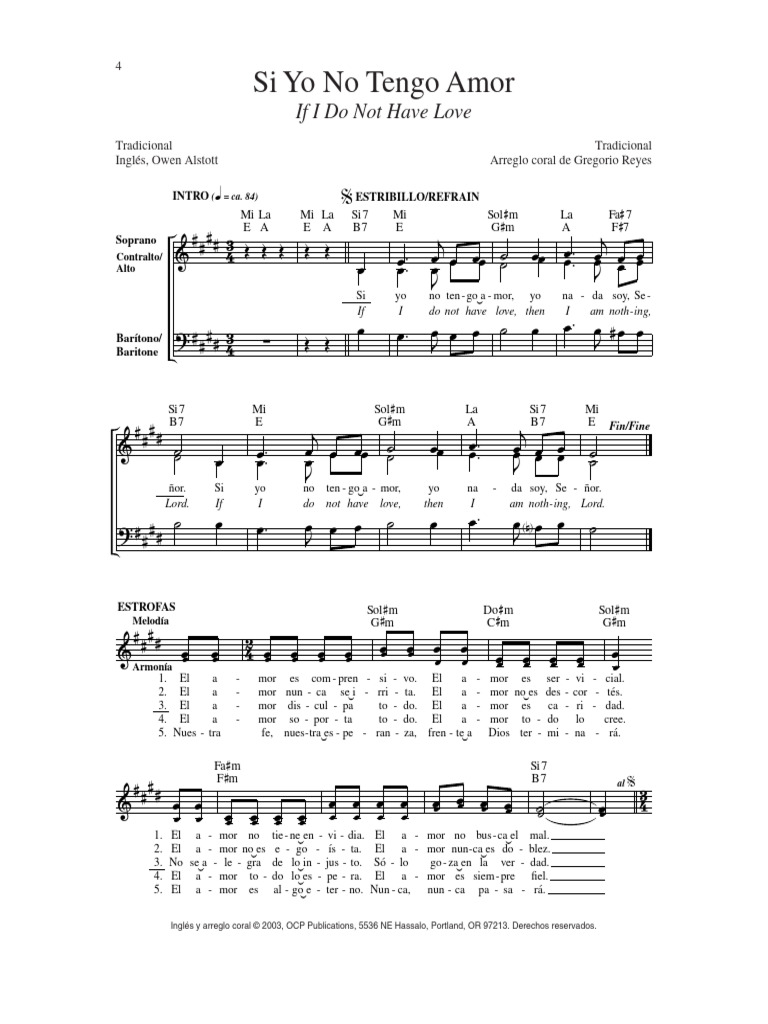Si Yo No Tengo Amor 2 - Unlocked | PDF | Música vocal | Canto