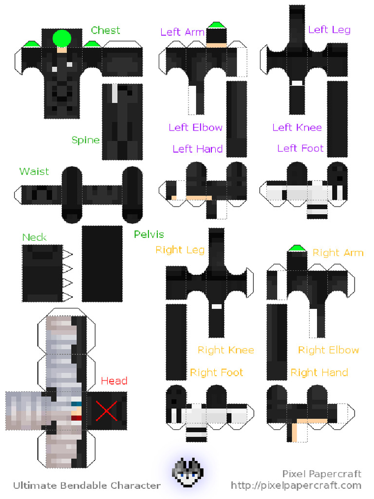 Minecraft Bendable Character | PDF