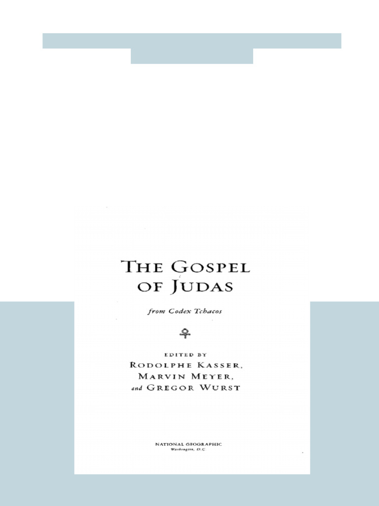 The Gospel of Judas 1st Edition Rodolphe Kasser available all format ...