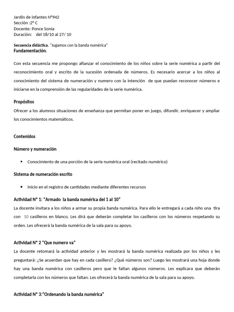 Banda Numérica | PDF | Aprendizaje