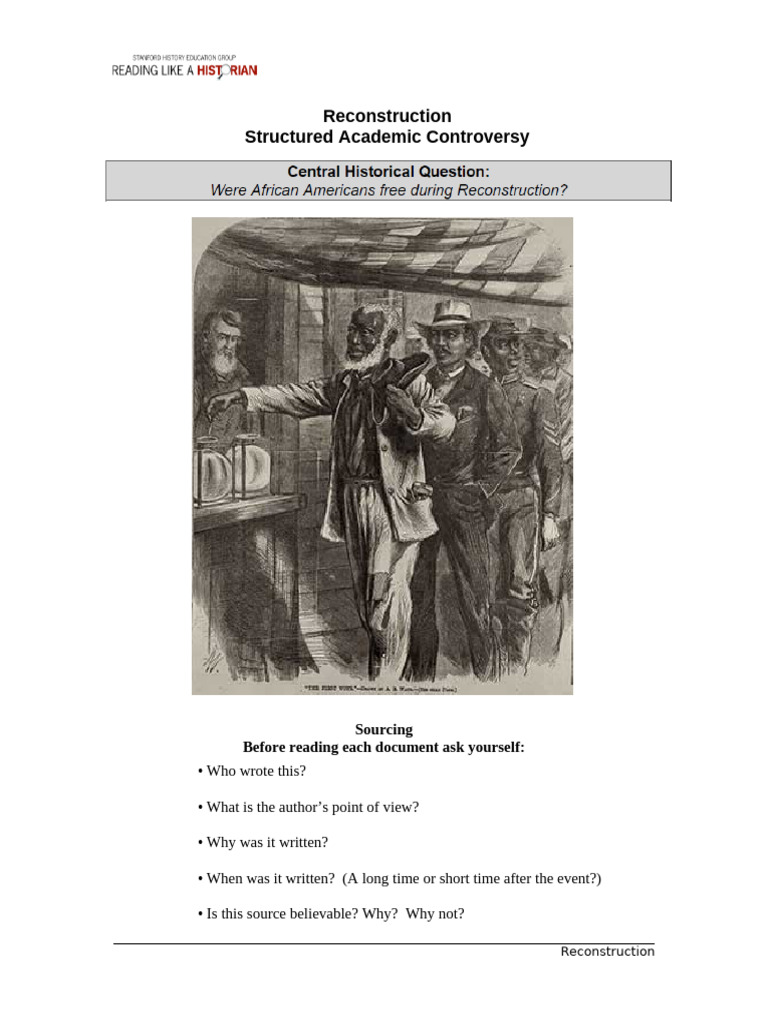 Jim Crow Reconstruction | PDF | Fifteenth Amendment To The United ...