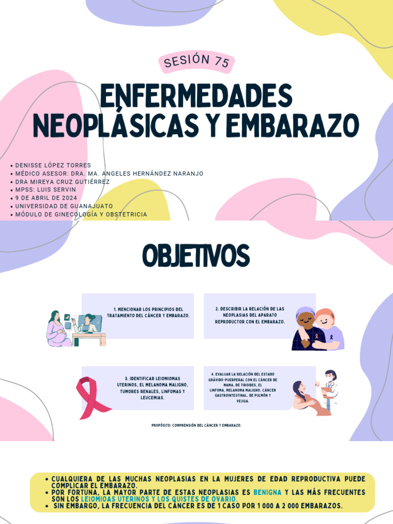 Cáncer y Embarazo: Diagnóstico y Tratamiento | PDF | Cáncer | Cáncer de ...