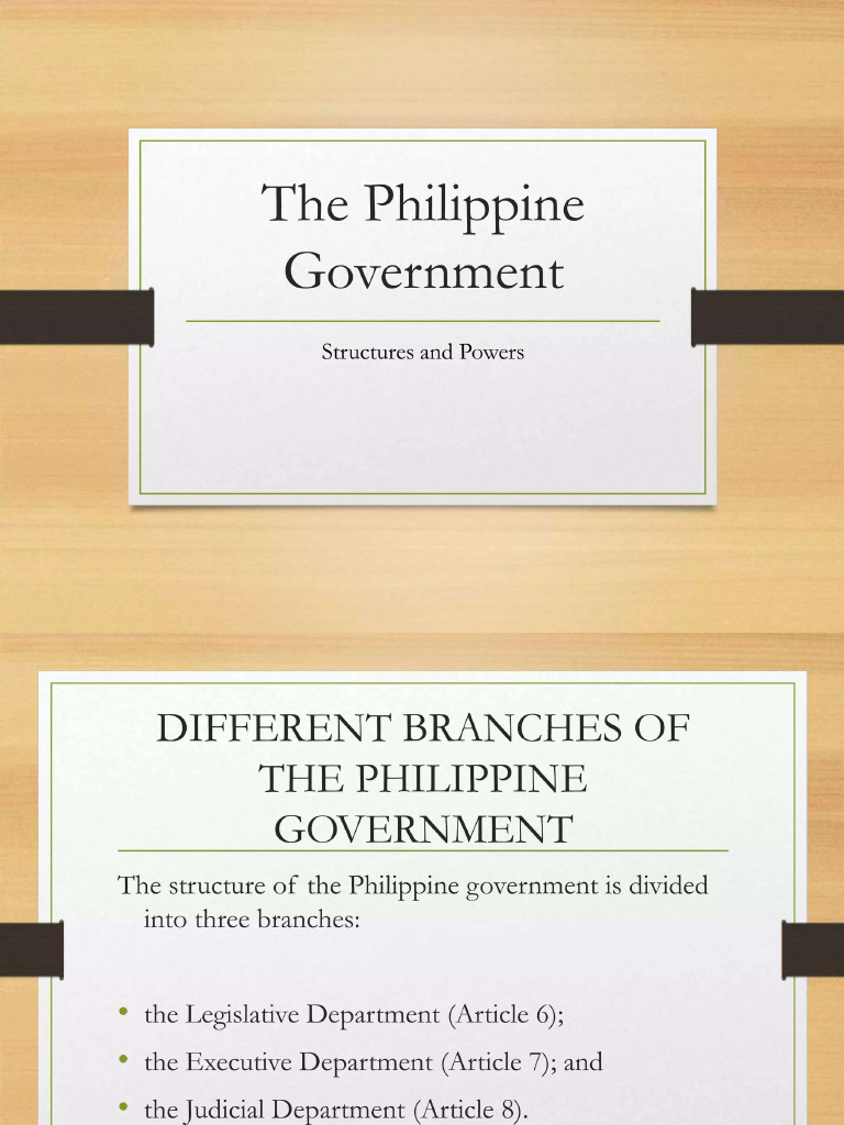 Branches of The Philippine Government | PDF