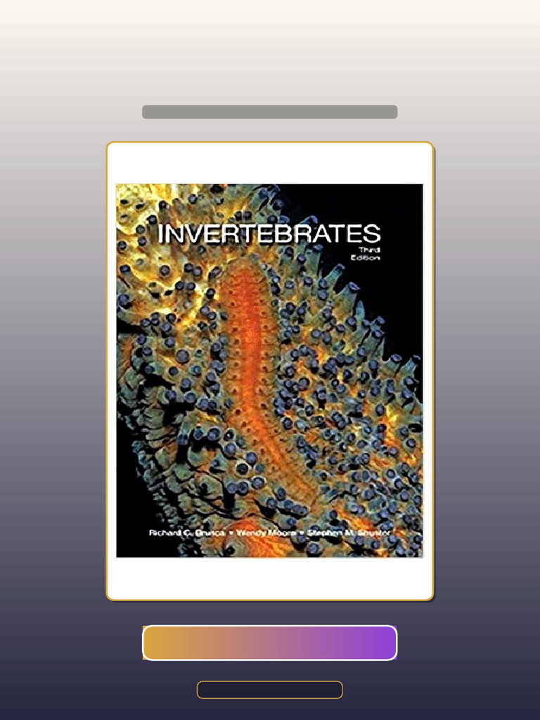 Ultimate Bundle Invertebrates 3rd Edition by Richard C Brusca Ebook and ...
