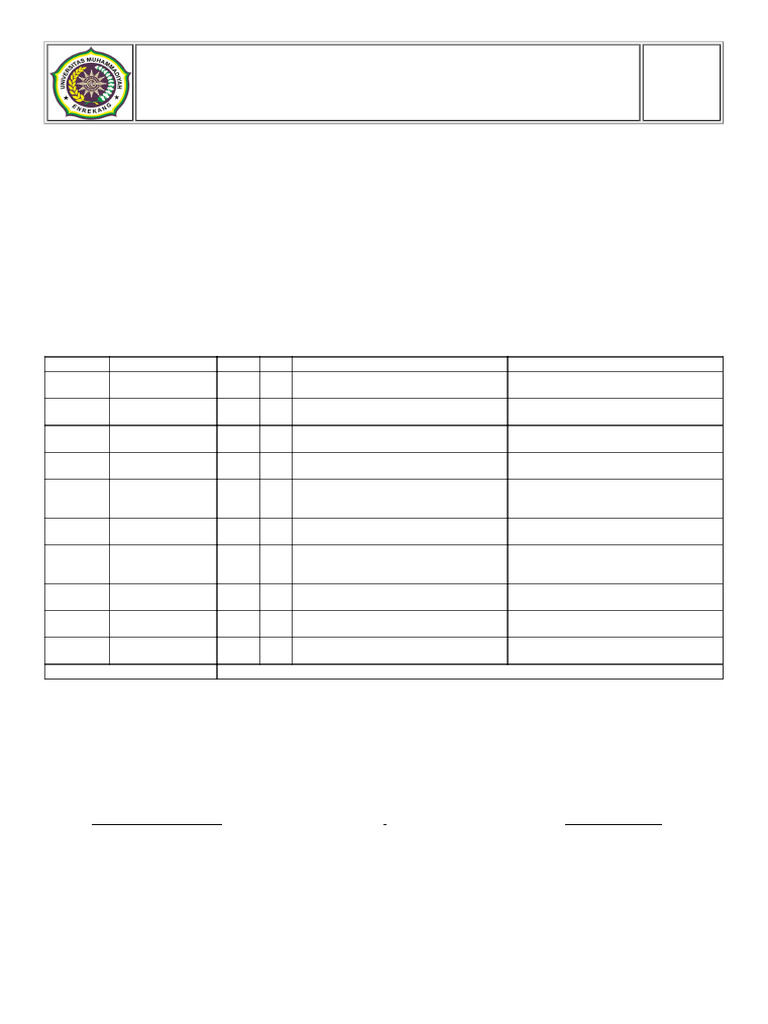 KRS Semester (1) | PDF