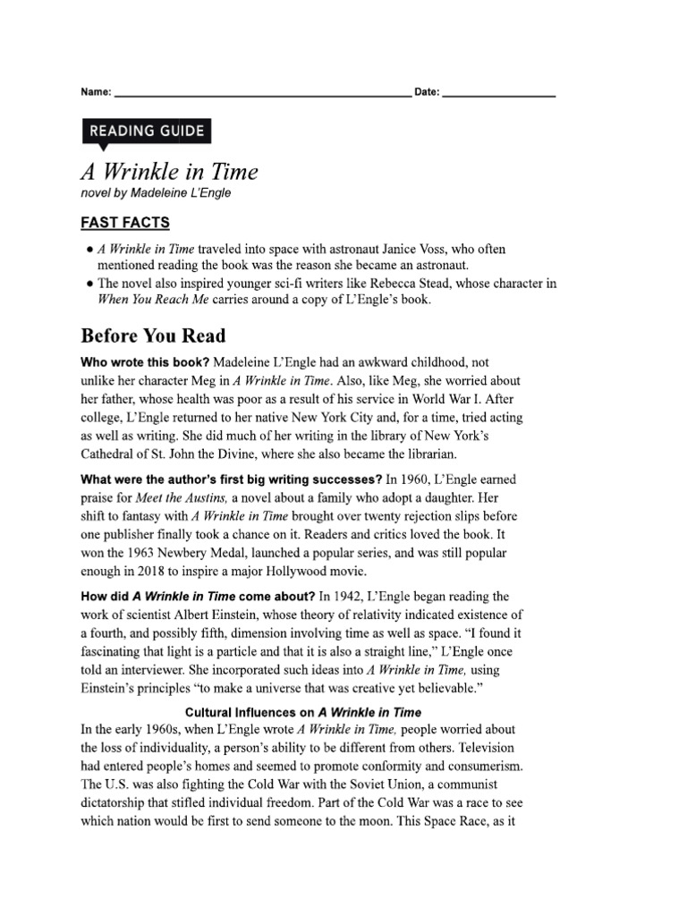 6th Grade Summer Reading Packet Final | PDF