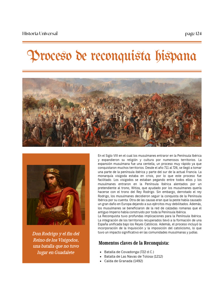Proceso de Reconquista Hispana | PDF | España