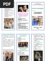 Infografía (La Adultez) | PDF | Adultos | Vejez