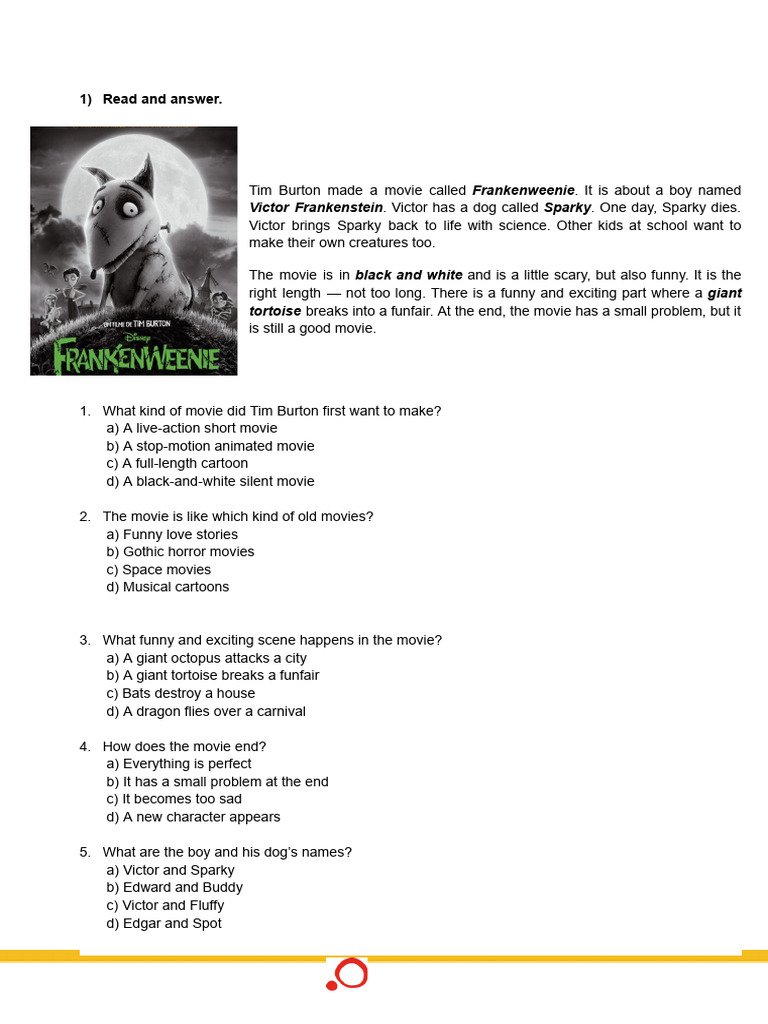 Relative Clauses & Review Reading Practice - A 2 + | PDF