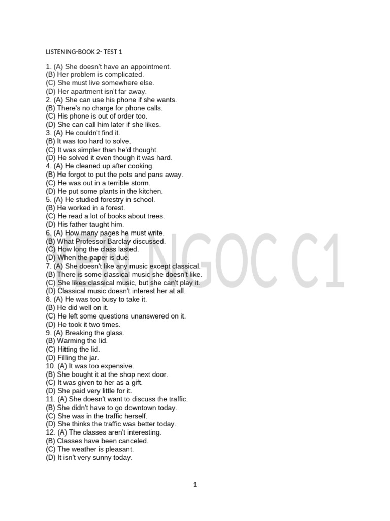 Listening 2 | PDF | Airship