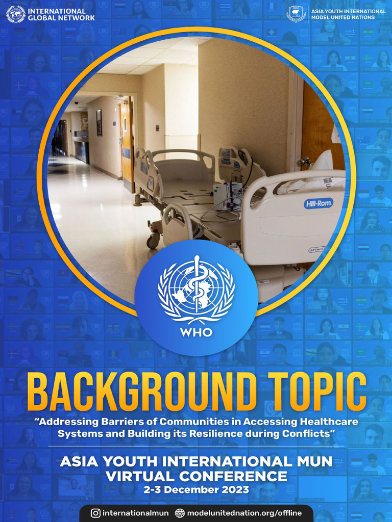 AYIMUN VC 2023 - WHO Background Topic | PDF | Health Care | Mental Health