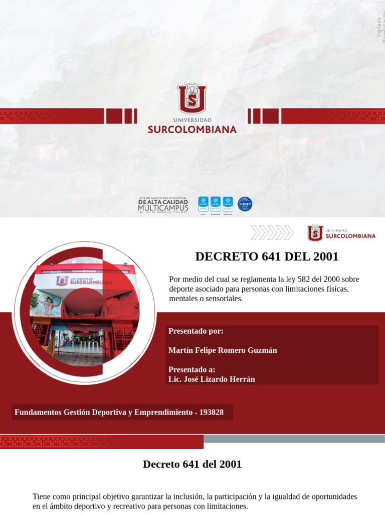 Martin Decreto 641 | PDF | Deportes | Invalidez