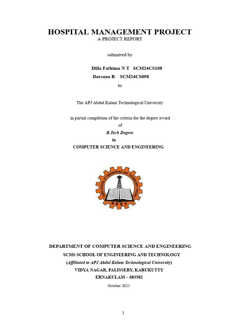 JAVA Project Report Format - 1 | PDF | Databases | My Sql