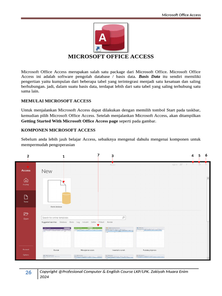 Pengenalan Awal Ms. Access | PDF