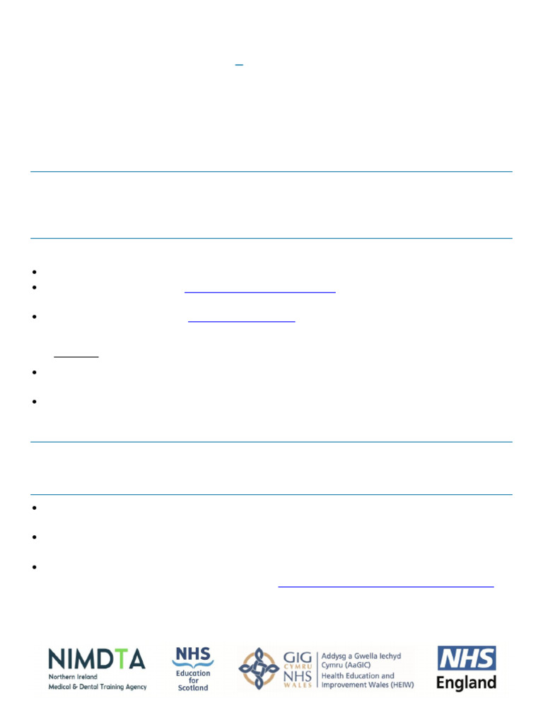 Core Surgical Training CT1 2026 | PDF | Medicine | Health Care