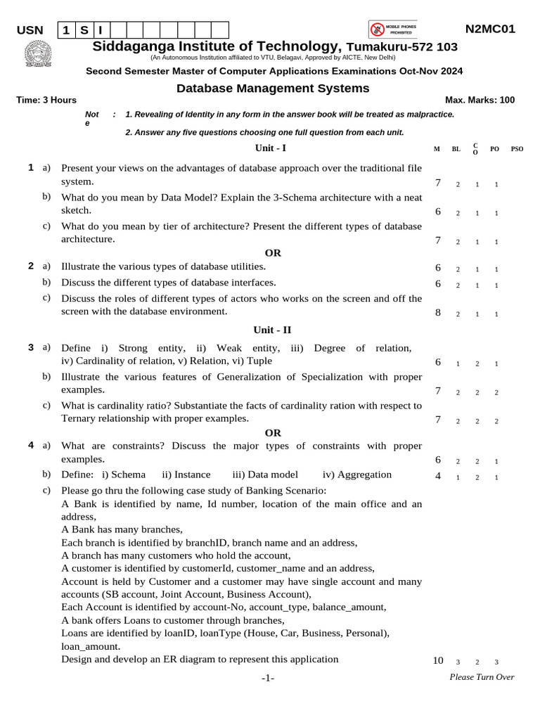N2MC01+ +Database+Management+System+ +DBMS | PDF | Computer Data | Software Engineering