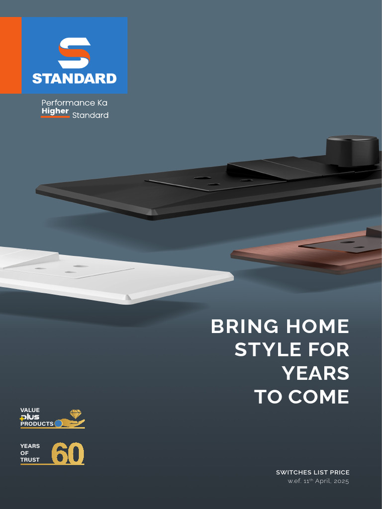 Standard Switches Domesticswitchgear Combine Pdf