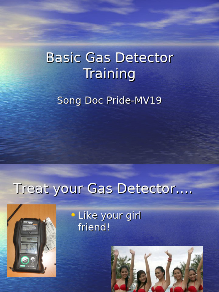Gas Detector Training and Safety Guide | PDF | Chemical Process ...