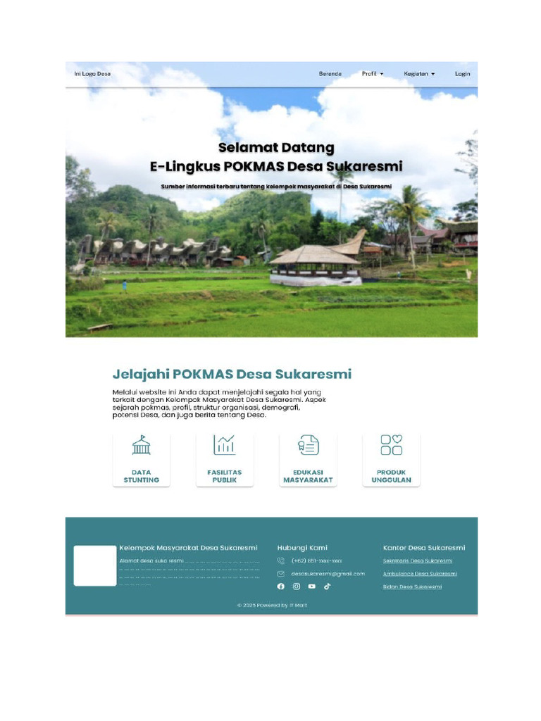 Contoh Web Mockup | PDF
