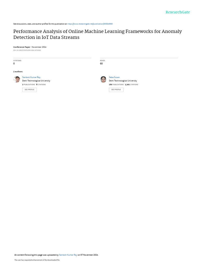 Performance Analysis of Online Machine Learning | PDF | Machine Learning | Receiver Operating ...