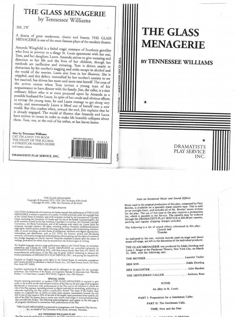 The Glass Menagerie | PDF