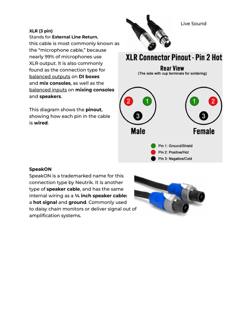 Live Sound pt. 3 | PDF | Audio Engineering | Electronic Engineering