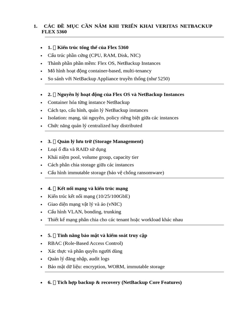 Veritas Netbackup Flex 5360 | PDF
