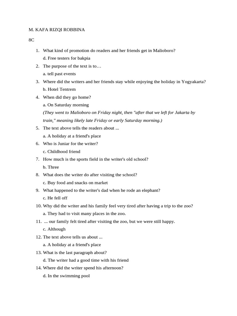 M Kafa Rizqi Robbina | PDF