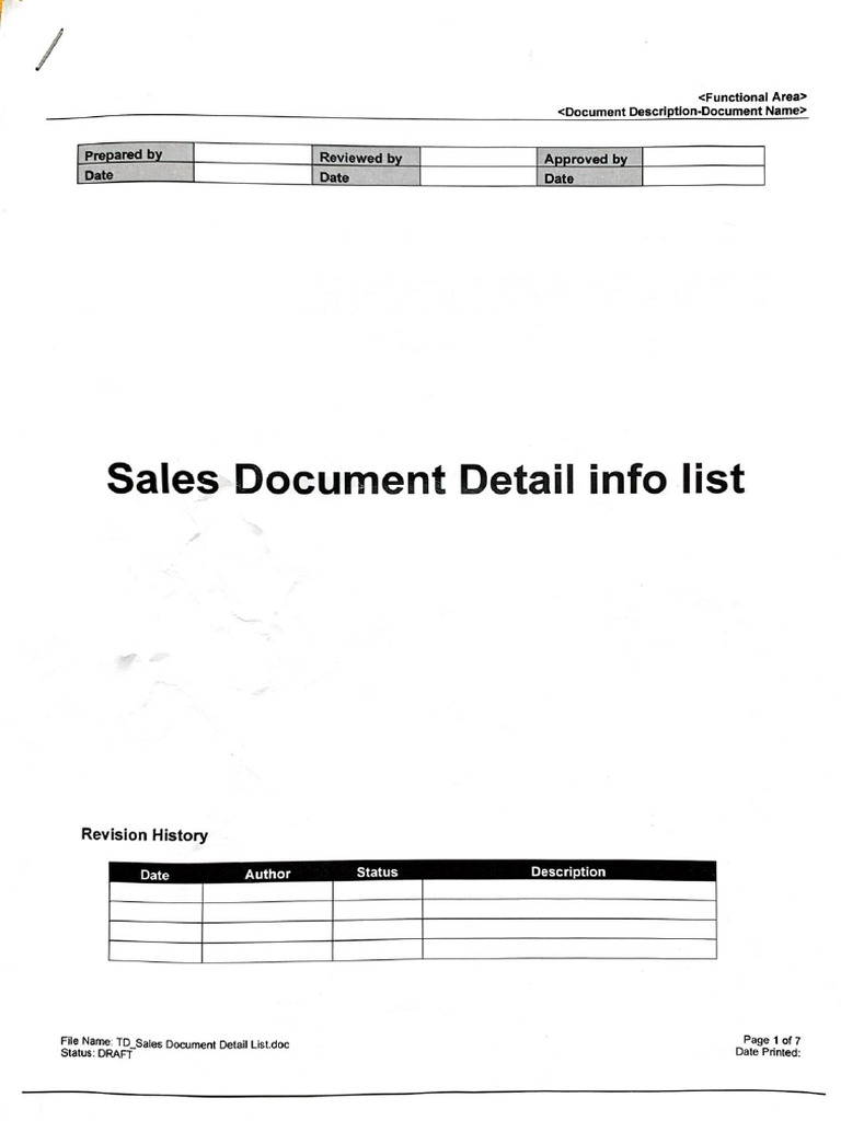 6 Sales Ducument Detail Info List 英文版 (扫描件) | PDF