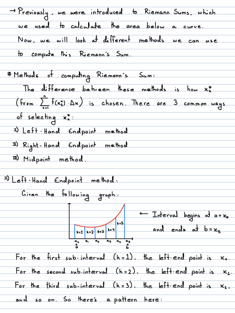 MAT120 - Lecture 2 - Riemann Sum and Integrals | PDF | Calculus | Functions And Mappings