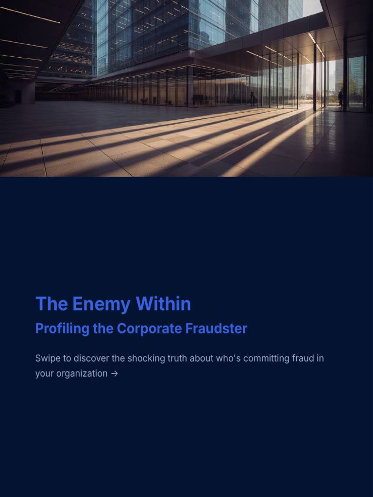 The Enemy Within | PDF | Fraud | Internal Control