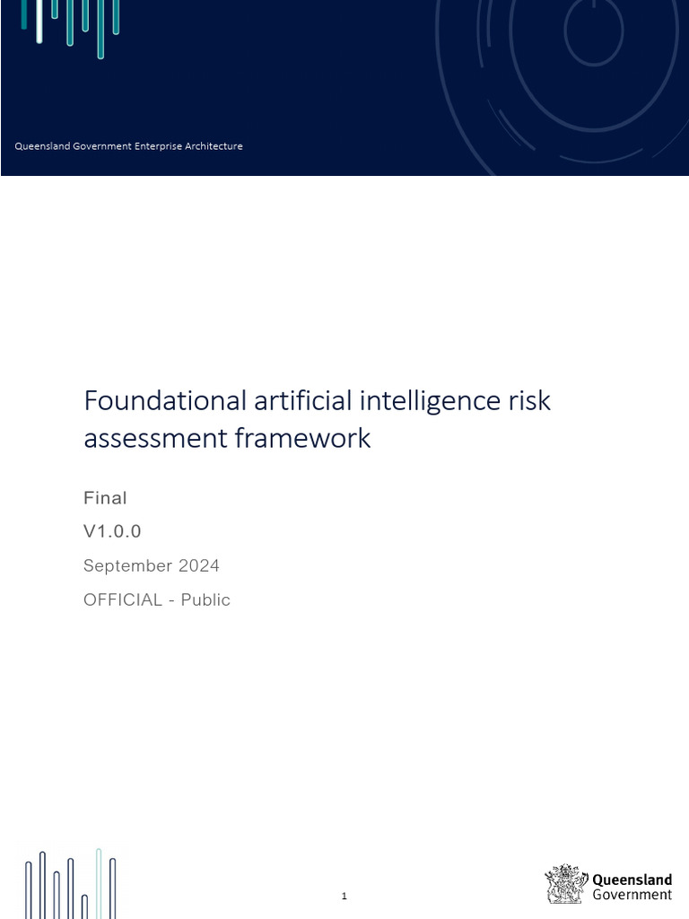 Queensland AI Risk Assessment Framework | PDF | Artificial Intelligence ...